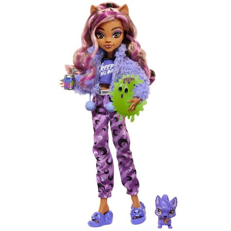 Кукла Монстр Хай Клодин Вульф Пижамная вечеринка Monster High Creepover Party Clawdeen Wolf