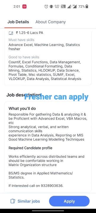 Data Analyst For Fresher Job Analyst Dataanalyst Recruitment Dataanalysts Bideveloper