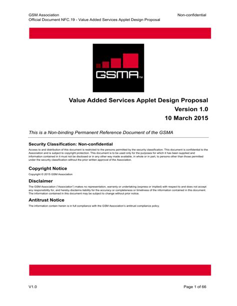 nfc 19 value added services applet design proposal