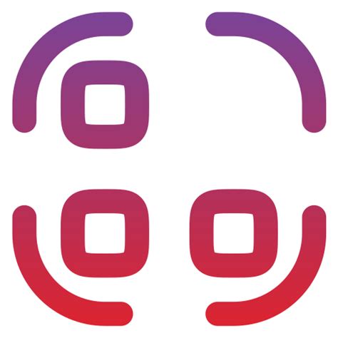 Qr Code Scan Generic Gradient Icon