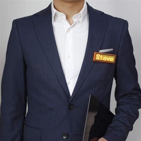 Bluetooth LED Name Tag The Billboard For Your Shirt The Red Ferret Journal