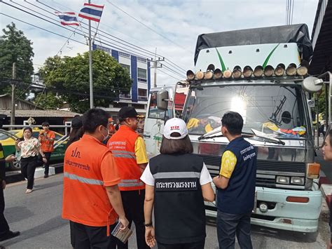 สรจ สมุทรสาคร ร่วมลงพื้นที่ตรวจติดตามการปฏิบัติงานตามมาตรการ “จับ ปรับจริง” สำนักงานแรงงาน