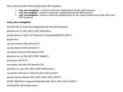 Configuration File Templates Dell Validated Design For High