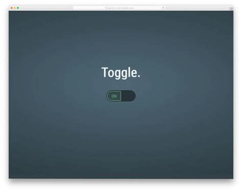 36 Interactive Css Toggles For Micro Interactions