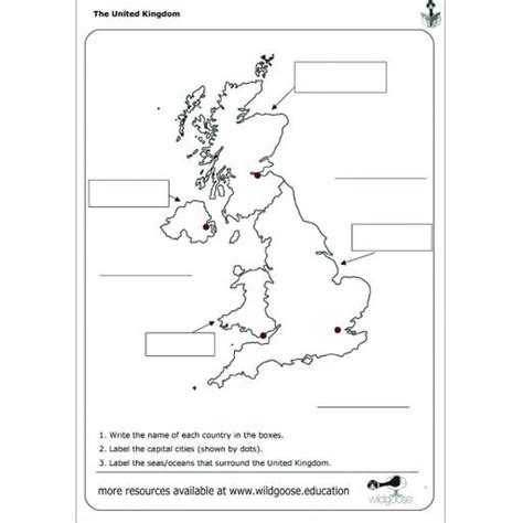 UK Map Download Wildgoose Education