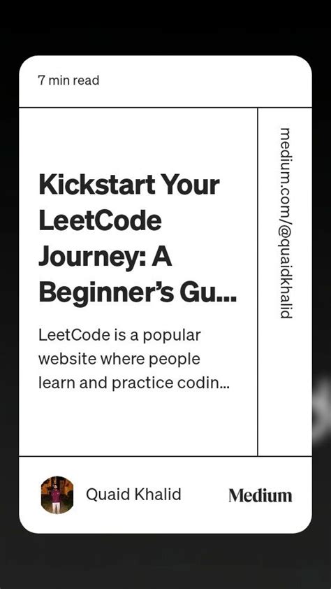 Quaid Khalid On Linkedin Leetcode Coding