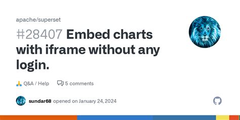 embed charts with iframe without any login · apache superset