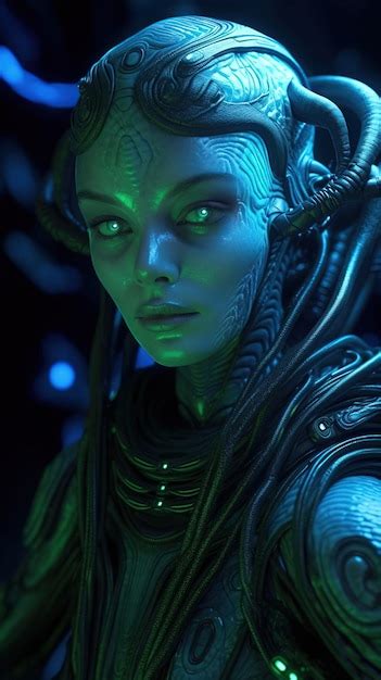 Premium Photo A Alien Invader From An Alien Planet The Concept Of An Alien