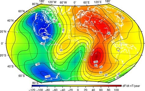 International Geomagnetic Reference Field Igrf Bgs Geomagnetism