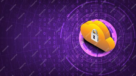 Premium Vector Internet Security Data Technology Abstract Cloud