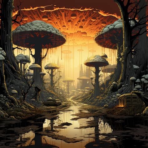 Premium Ai Image Fantasy Tree