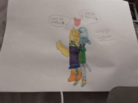 The Good Future Gumball And Penny Kissing By Thebigpower On Deviantart