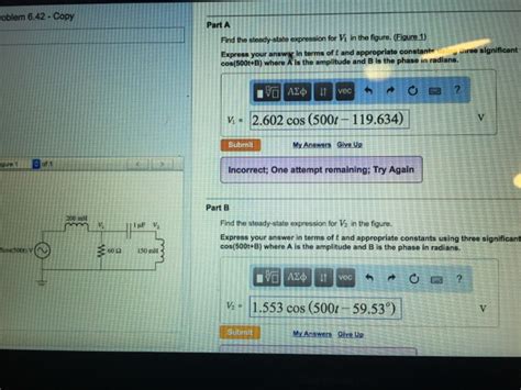 Solved Find The Steady State Expression For V In The Chegg