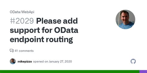 Please Add Support For Odata Endpoint Routing · Issue 2029 · Odatawebapi · Github
