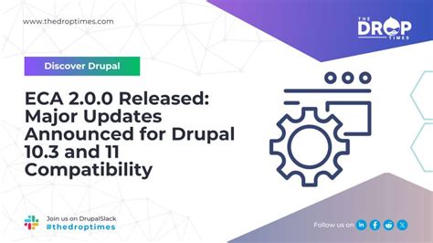 the drop times on linkedin drupal eca200 drupal10 drupal11