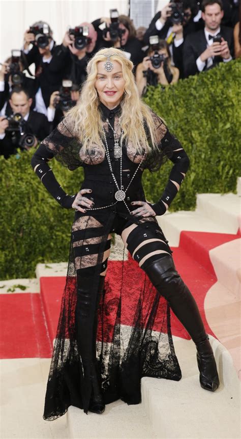 Madonna Sets Pulses Racing With Steamy Pictures As She Poses In Black