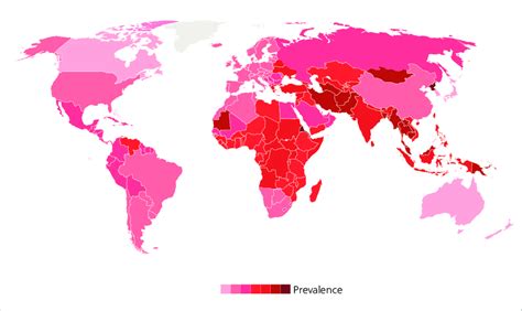 Human Trafficking World Map 2022