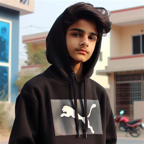 Dhananjay Mishra Wearing Black Puma Hoodie Ai Art Generator Easy Peasyai
