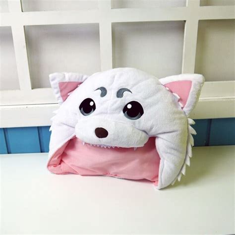 Gintama Sadaharu Hat Plush Funny Bite Head Soft Anime Cap