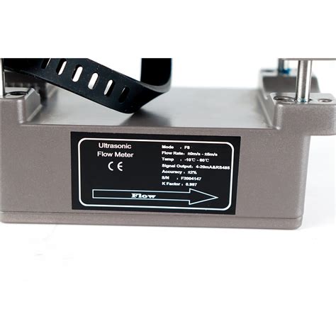 4 20ma Modbus Rs485 Ultrasonic Flowmeter Stainless Steel Digital Liquid Flowmeter Lcd Display