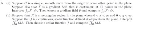 Solved 5 A Suppose C Is A Simple Smooth Curve From The