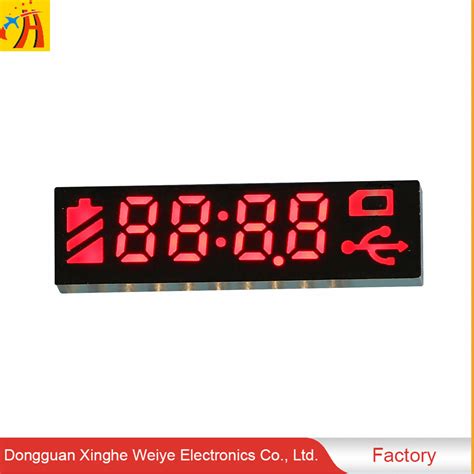 6 Digit 7 Segment Digital Led Clock Display Timing System Led Display