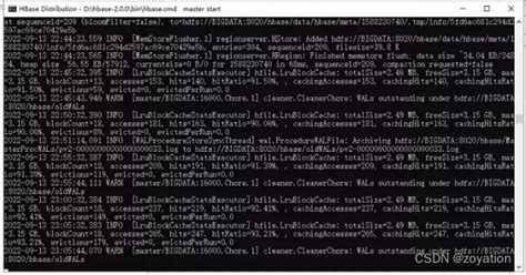 Windows安装hbase200（单机版）windows Hbase单机环境 Csdn博客