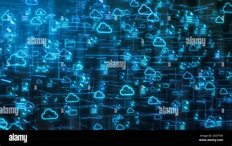 Concept Of Cloud Computing Stock Photo Alamy