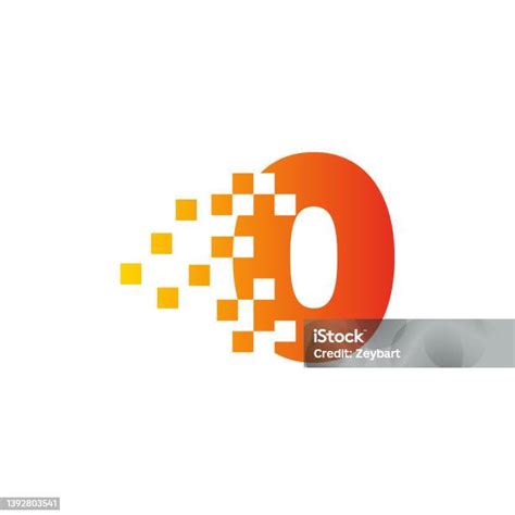 다채로운 숫자 0 기호 빠른 픽셀 도트 로고 숫자 제로 픽셀 아트 0에 대한 스톡 벡터 아트 및 기타 이미지 0 무한