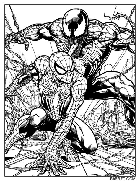 28 Безплатни за Печат Спайдърмен Картинки за Оцветяване Листове Рисунки и Страници за