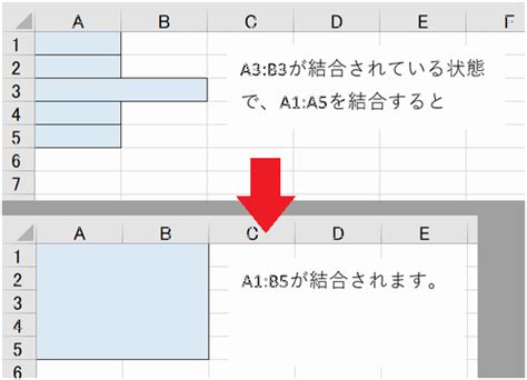 ExcelVBAでセルの結合解除参照を行う方法について解説しています 教えてExcelVBA