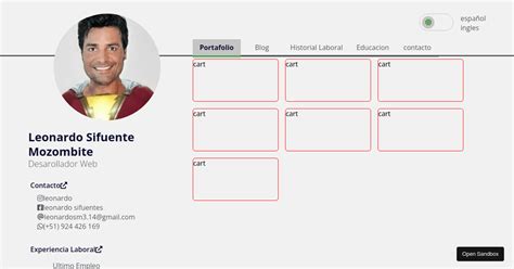 Blog Personal Codesandbox