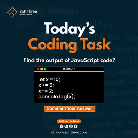 Softthree On Linkedin Codingchallenge Javascriptlove Brainworkout