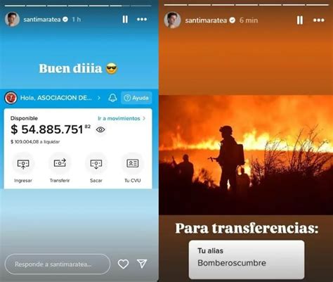 Santi Maratea Inició Una Colecta Por Los Incendios En Córdoba