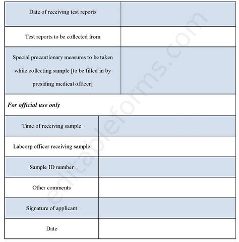 Labcorp Requisition Form Editable PDF Forms