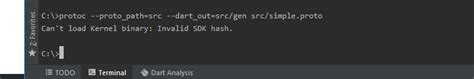 Flutter Android Studio Can T Load Kernel Bindary Invalid SDK Hash Protoc And Dart