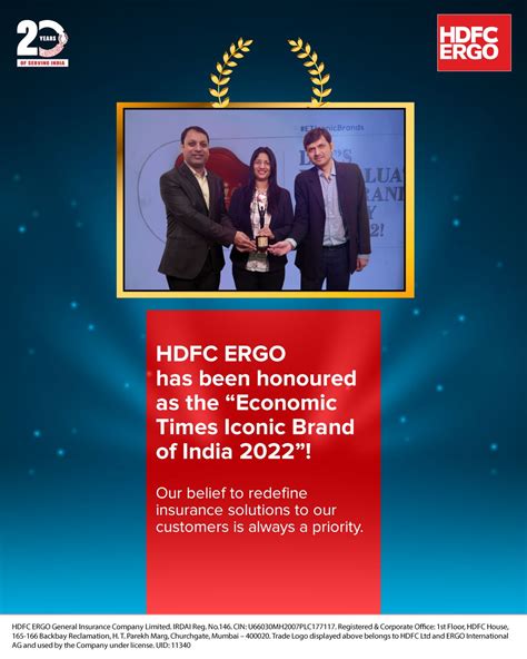 Hdfc Ergo General Insurance On Linkedin Hdfcergo Awards Generalinsurance Economictimes