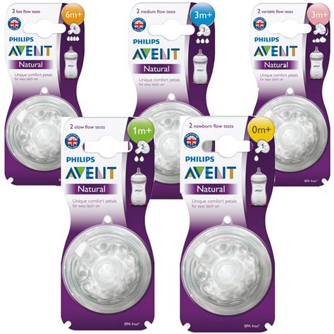 Original Avent Natural Silicone Teats Nipple 2pcs Bpa Free Shopee