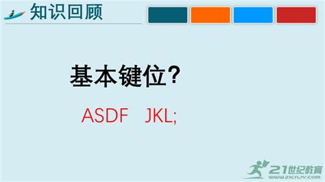 第14课 键盘指法练习 课件 共15张PPT 三年级上册 21世纪教育网