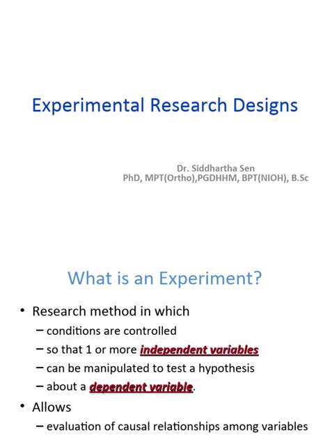 Experimental Designs Pdf Experiment Validity Statistics