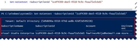 How To Switch Subscription In Azure Powershell Azure Lessons