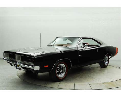 1969 Dodge Charger Rt Black Muscle Car Photo Digital Download Etsy