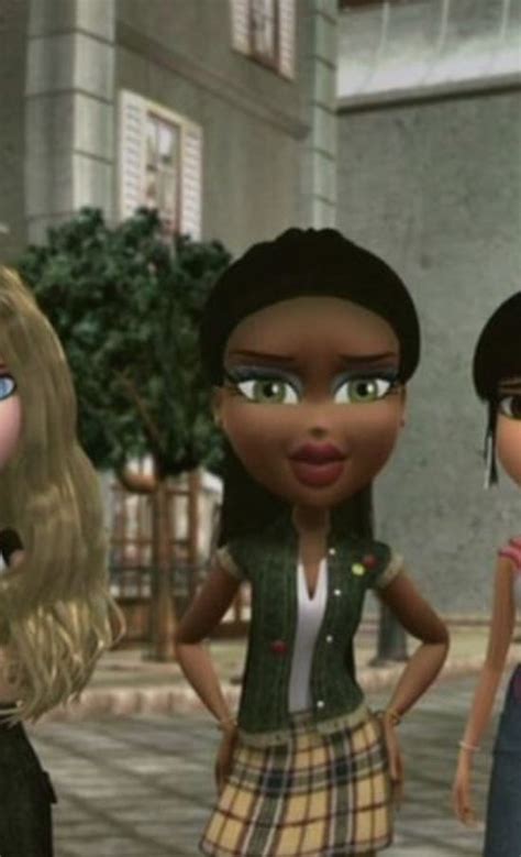 Sasha Bratz Doll Aesthetic Friend Photoshoot Black Cartoon