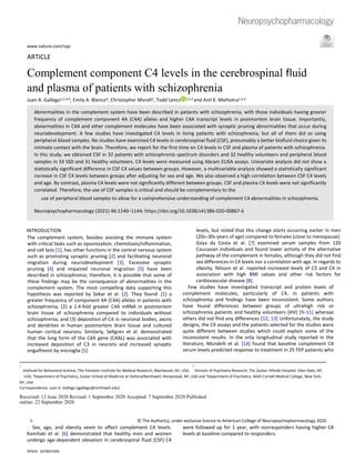 Complement Component C4 Levels DOCX