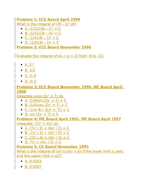 Integral Calculus Part 1 Pdf