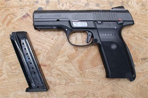 Ruger Sr9 9mm Police Trade In Pistol With Manual Safety Sportsmans