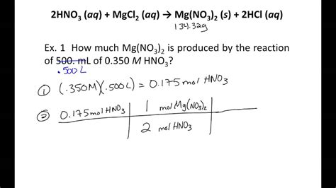 Solution Stoichiometry YouTube