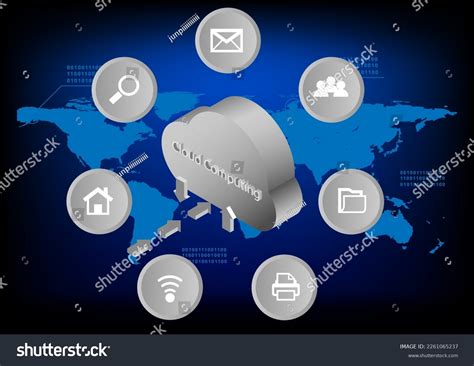 Graphics Vector Cloud Computing Concept Data Stock Vector Royalty Free 2261065237 Shutterstock