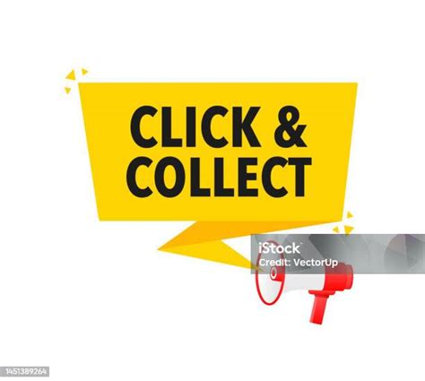 클릭하여 공지 사항 확성기 라벨을 수집하십시오 확성기 말풍선 누름 버튼에 대한 스톡 벡터 아트 및 기타 이미지 누름 버튼 디지털 생성 이미지 서비스 Istock