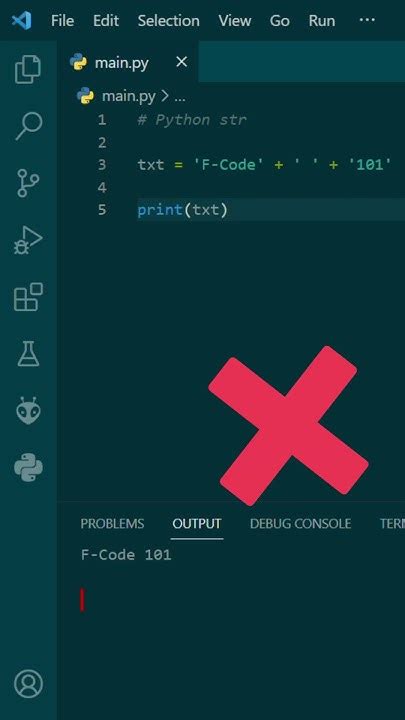Simple Python 🐍 String Trick Python Learnpython Programming Youtube
